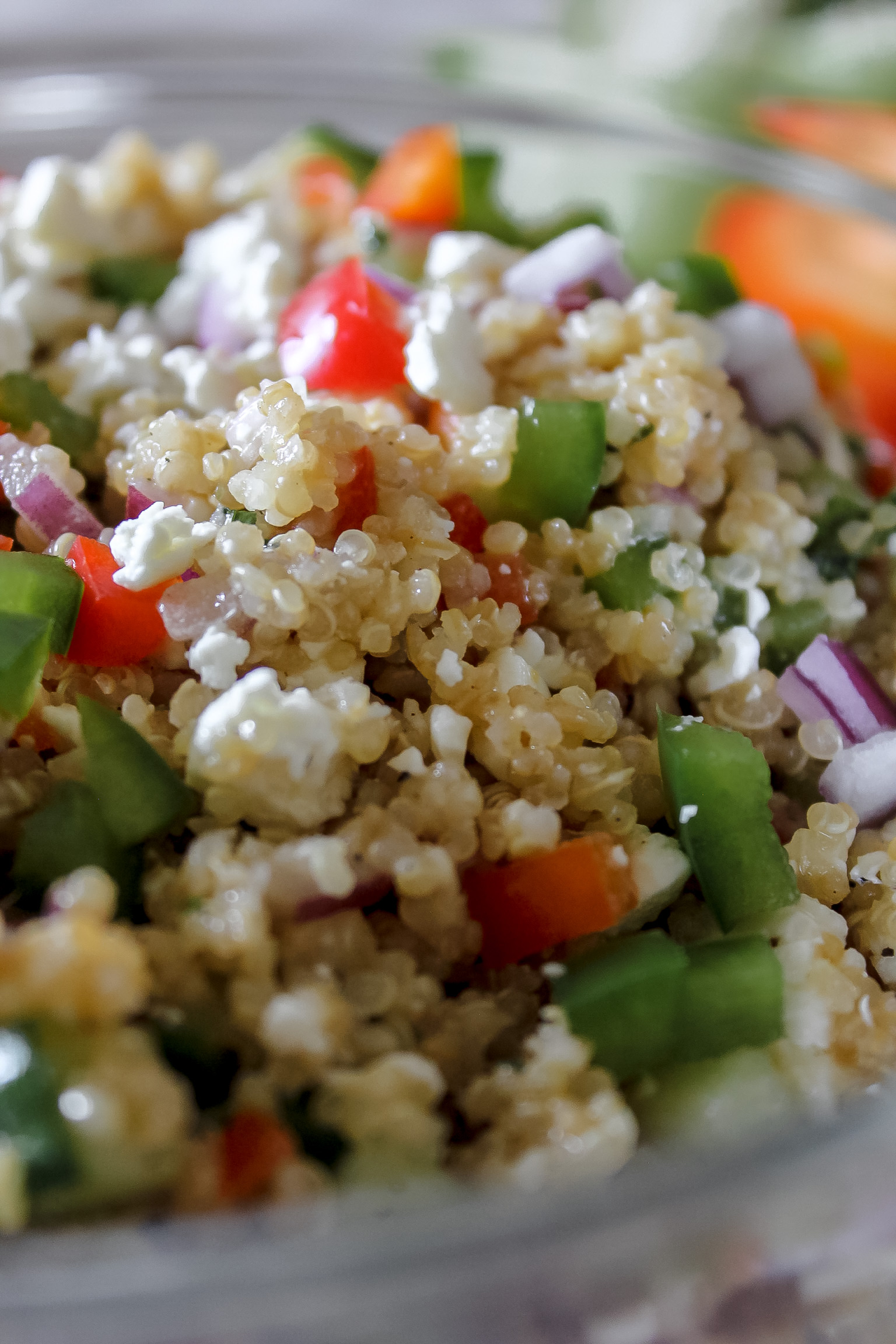 Veggie Quinoa Salad - The Seasoned Skillet - Jamaican Recipes & Meals ...