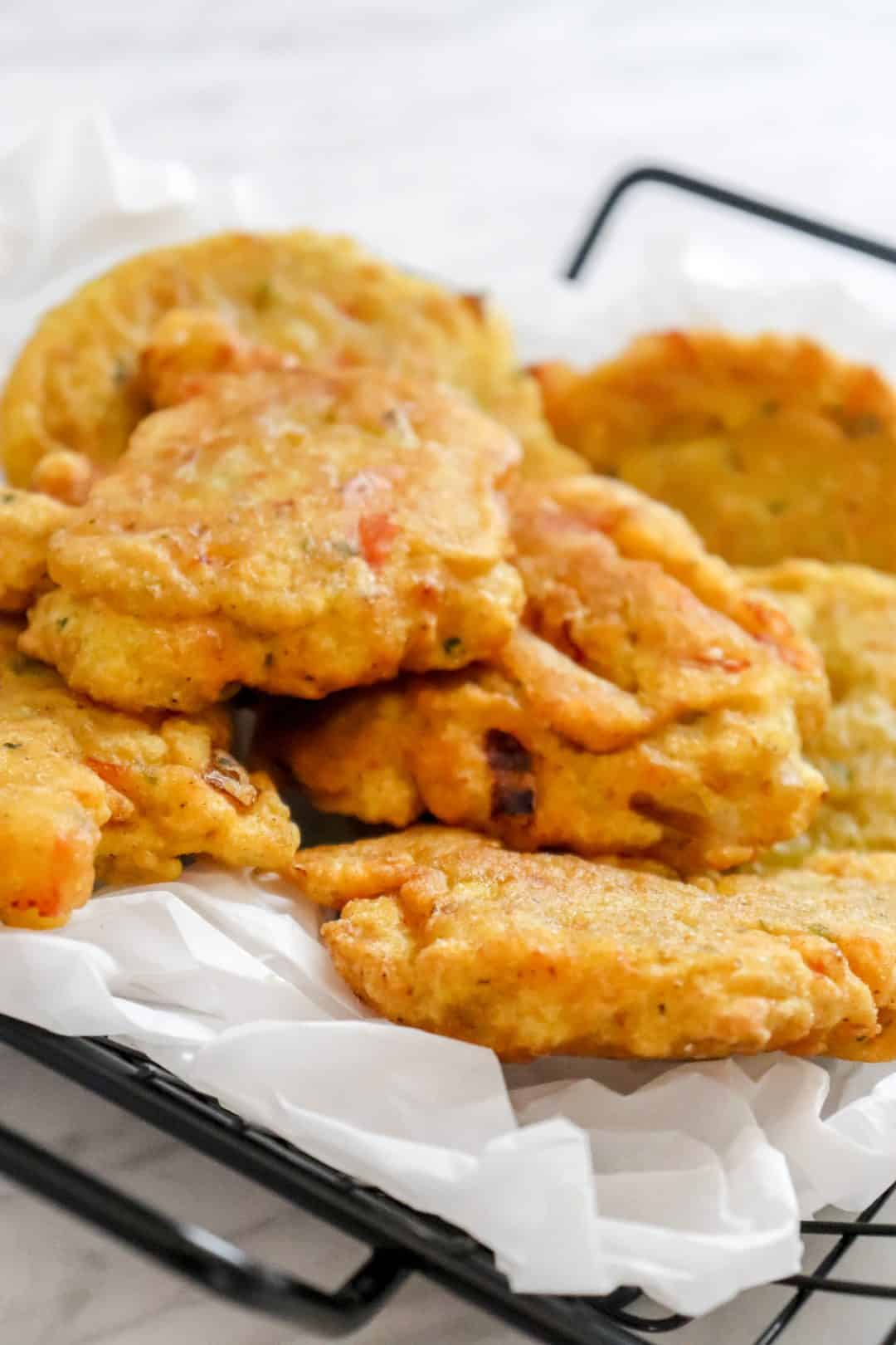 Jamaican Saltfish Fritters - The Seasoned Skillet