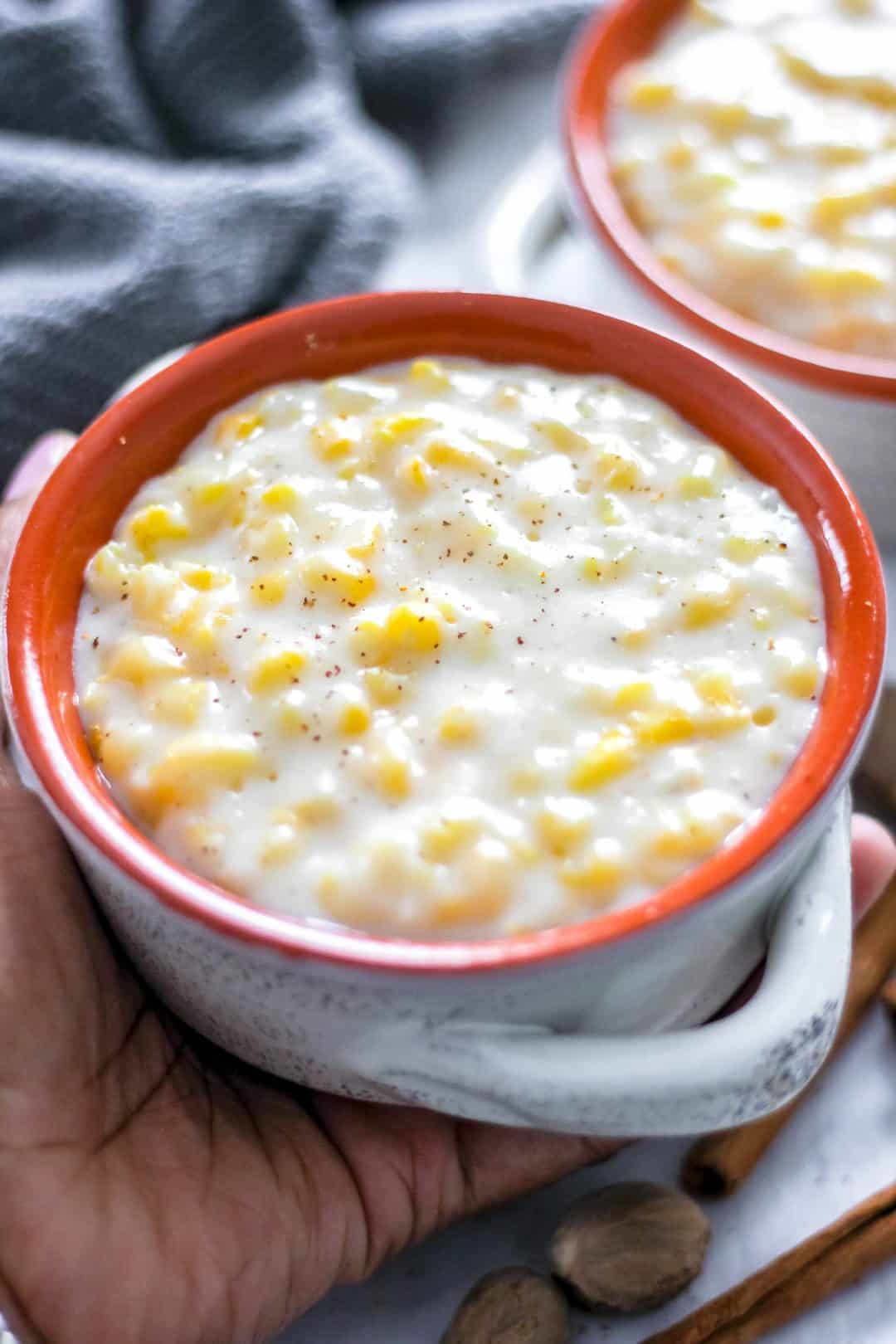 Hominy Corn Porridge - The Seasoned Skillet