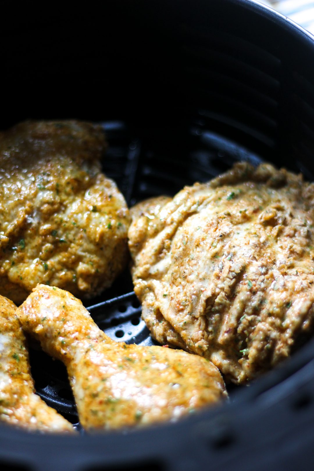 Crispy Air Fryer Fried Chicken - The Seasoned Skillet