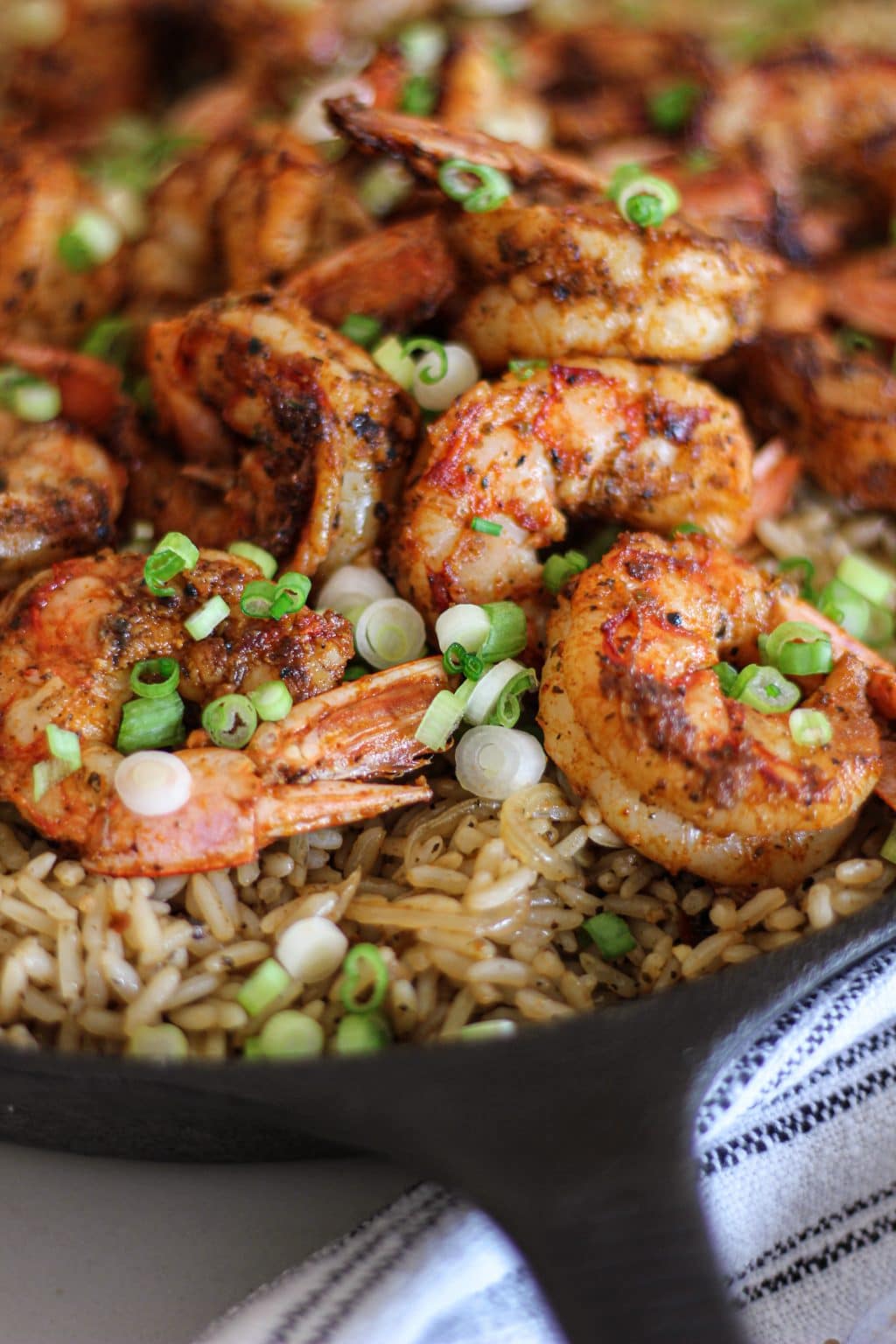 Easy One Pot Cajun Shrimp and Rice - The Seasoned Skillet