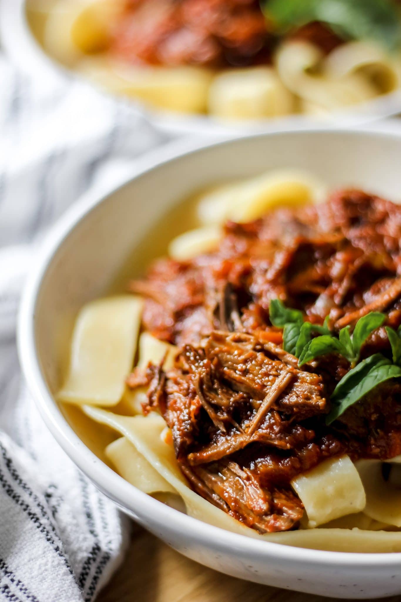 Slow Cooked Beef Ragu with Pappardelle - The Seasoned Skillet