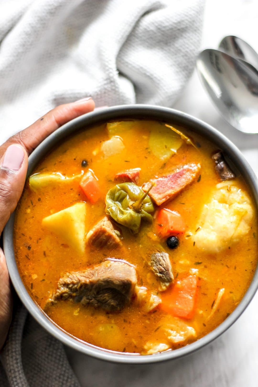 Jamaican Chicken Soup - The Seasoned Skillet