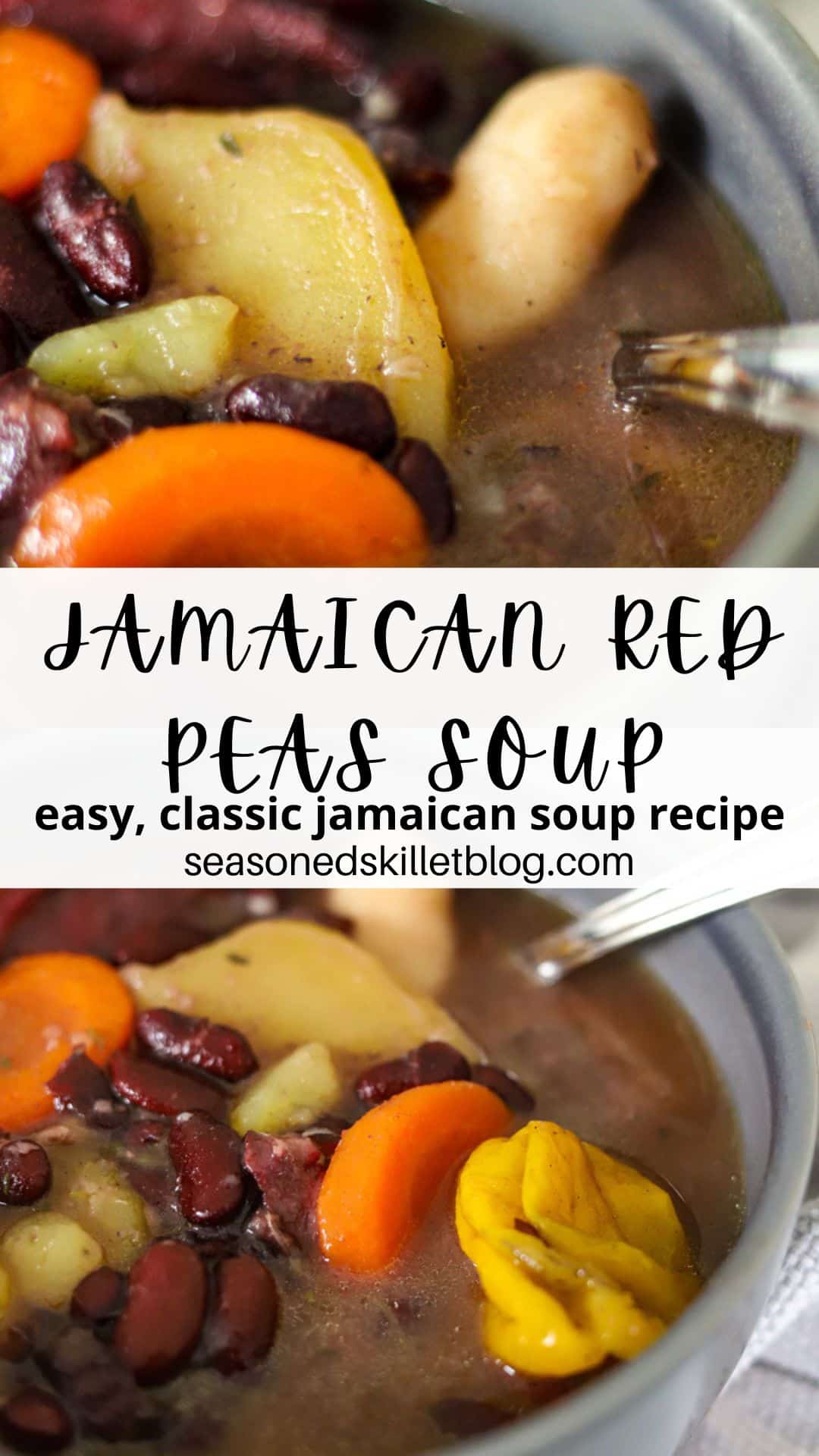 Jamaican Red Peas Soup - The Seasoned Skillet