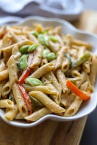 Rasta Pasta Recipe - The Seasoned Skillet - Jamaican Recipes & Meals ...