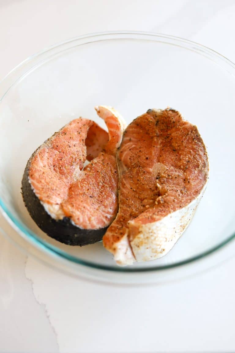 Brown Stew Salmon - The Seasoned Skillet