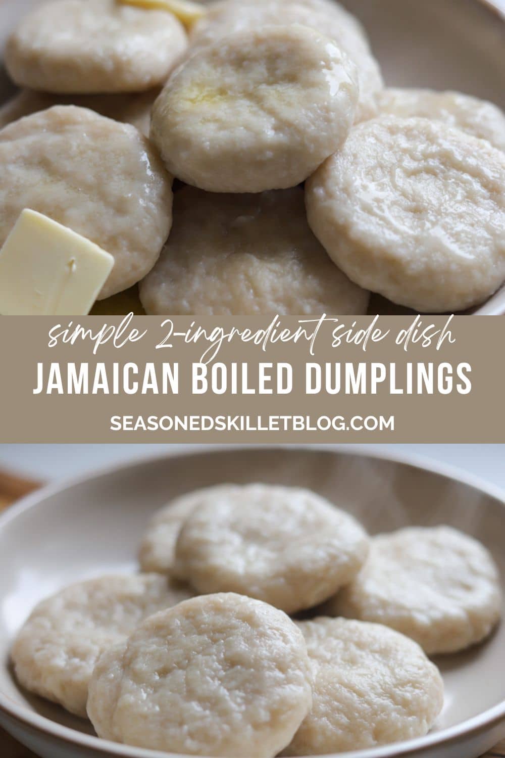 Jamaican Boiled Dumplings - The Seasoned Skillet