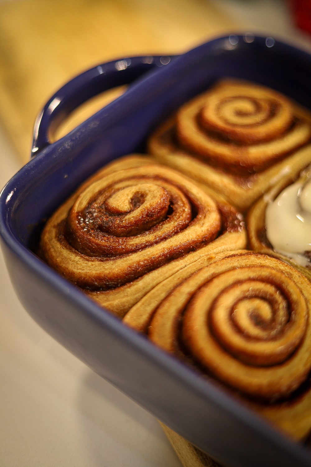 Gingerbread Cinnamon Rolls - The Seasoned Skillet