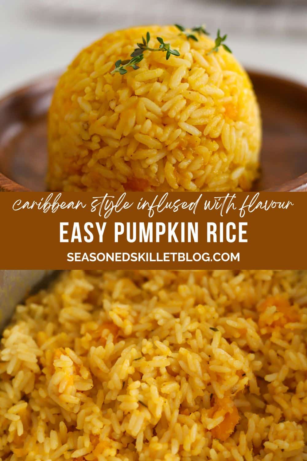Pumpkin Rice with Coconut Milk - The Seasoned Skillet - Jamaican ...