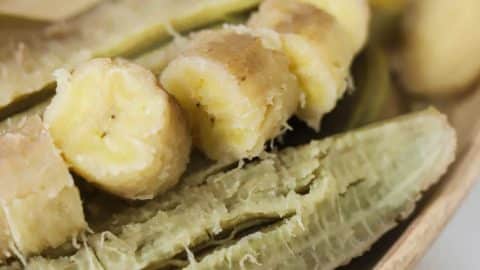 how to cook mashed green bananas