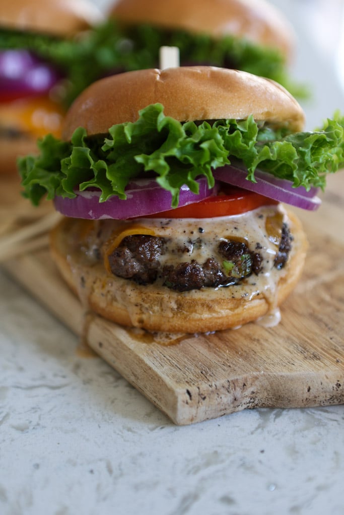 Classic Jamaican Jerk Burger - The Seasoned Skillet - Jamaican Recipes ...